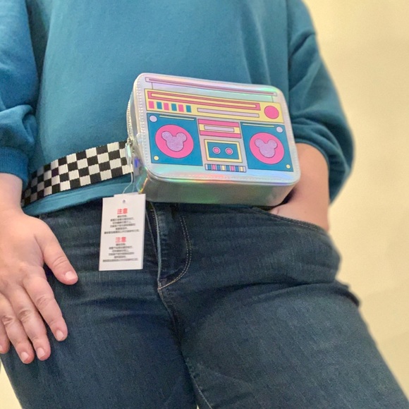 Disney | Bags | Retro Disney Parks Mickey Mouse Radio Fanny Pack | Poshmark